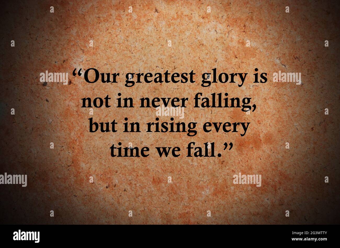 Inspirational motivational quote fall down -Fotos und -Bildmaterial in ...