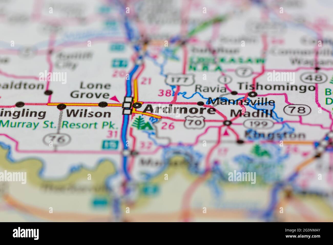 Ardmore Auf Einer Karte Stockfotos und -bilder Kaufen - Alamy