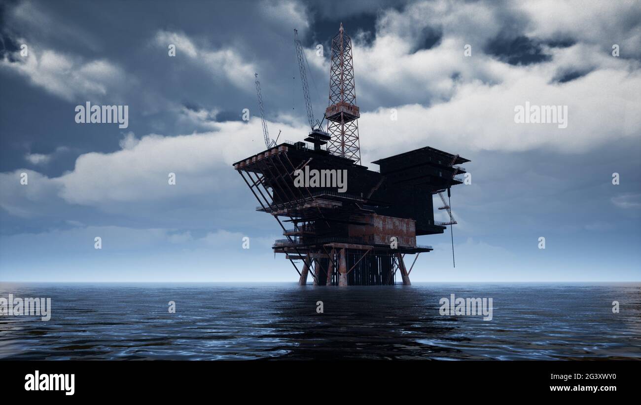 Offshore Bohrinsel Stockfotos und -bilder Kaufen - Seite 2 - Alamy