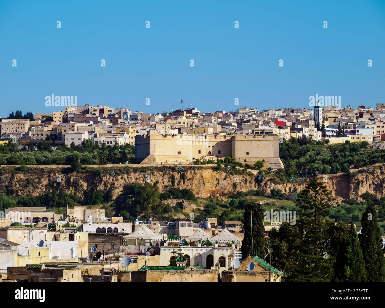 Borj Nord, nördliche Festung in der alten Medina von Fes el Bali, , Fes ...
