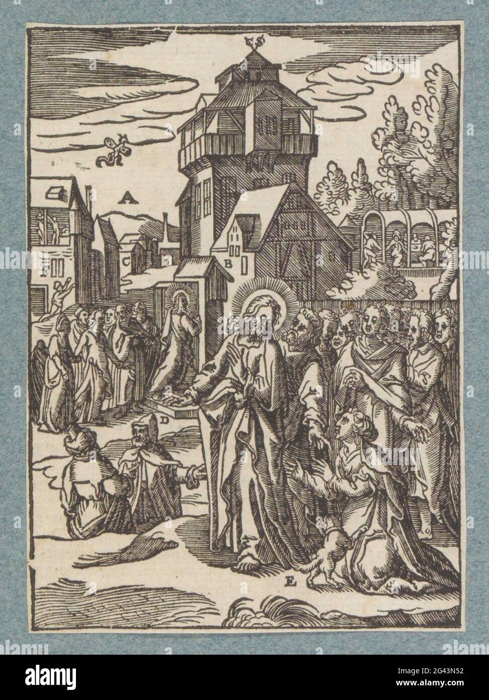 Christus und die Frau aus Kanaan. Eine kanaanäische Frau, der zuerst in Christus gefolgt wurde ...