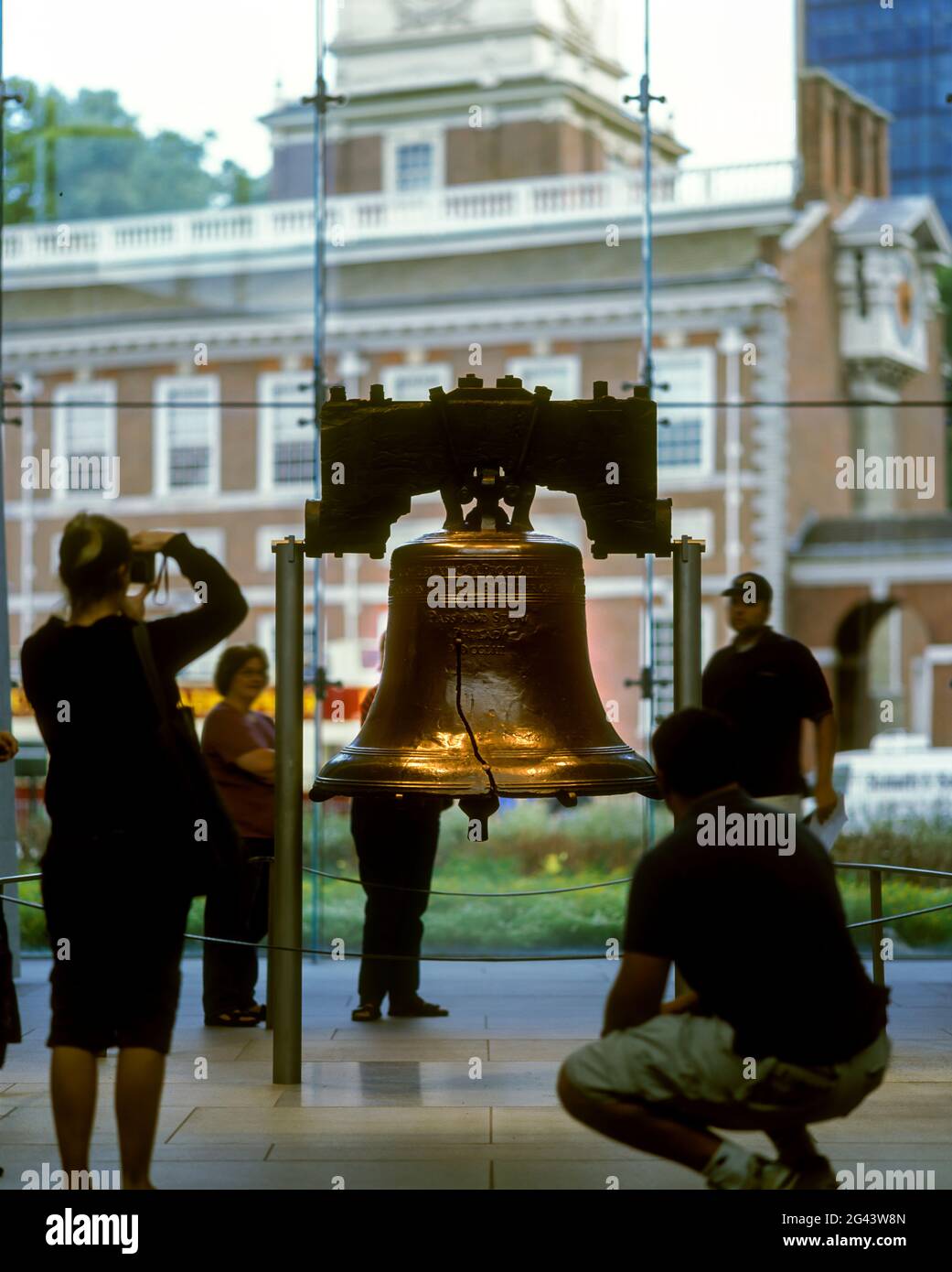 Philadelphia The Liberty Bell Center Stockfotos und -bilder Kaufen - Alamy