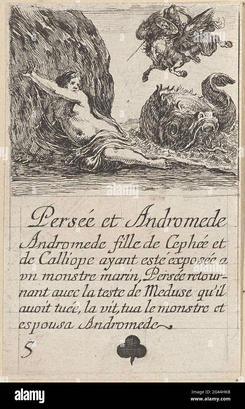 Perseus und Andromeda; Klerve Five; Persee und Andromede; Kartenspiel ...