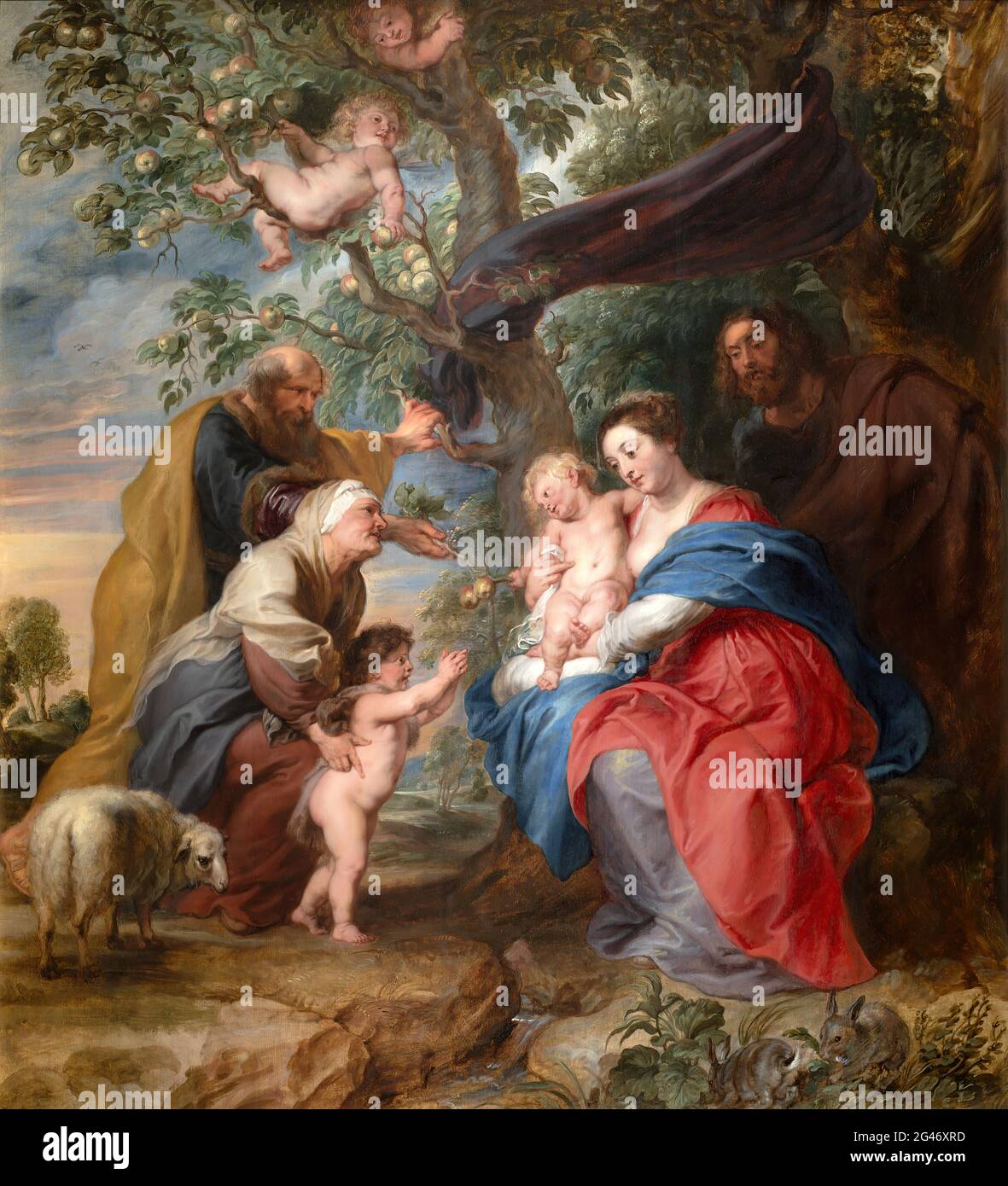 Die heilige familie unter dem apfelbaum -Fotos und -Bildmaterial in hoher Auflösung – Alamy