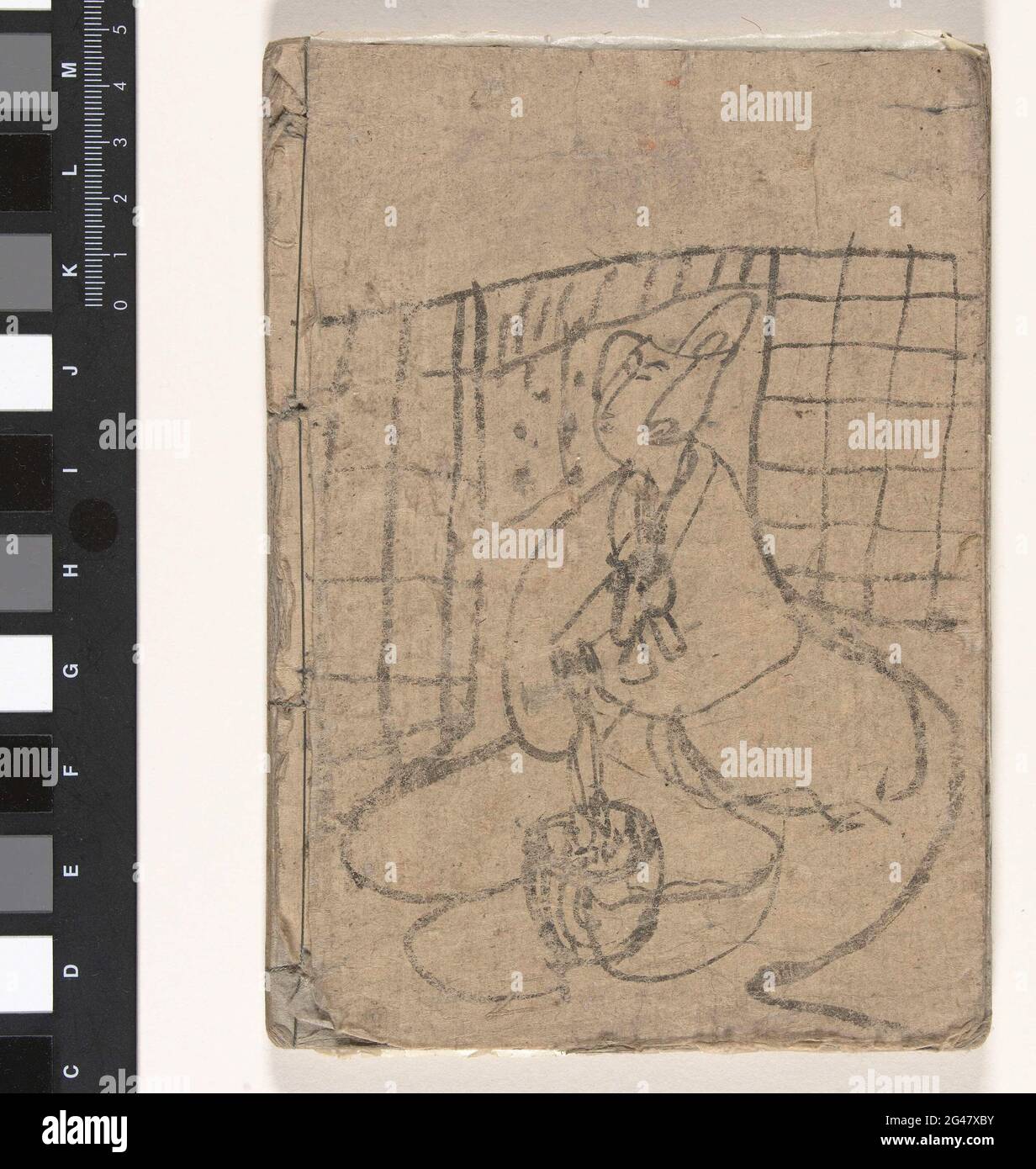 Kibyoshi. Drei Teile von je fünf Blättern, einteilig gebunden ...