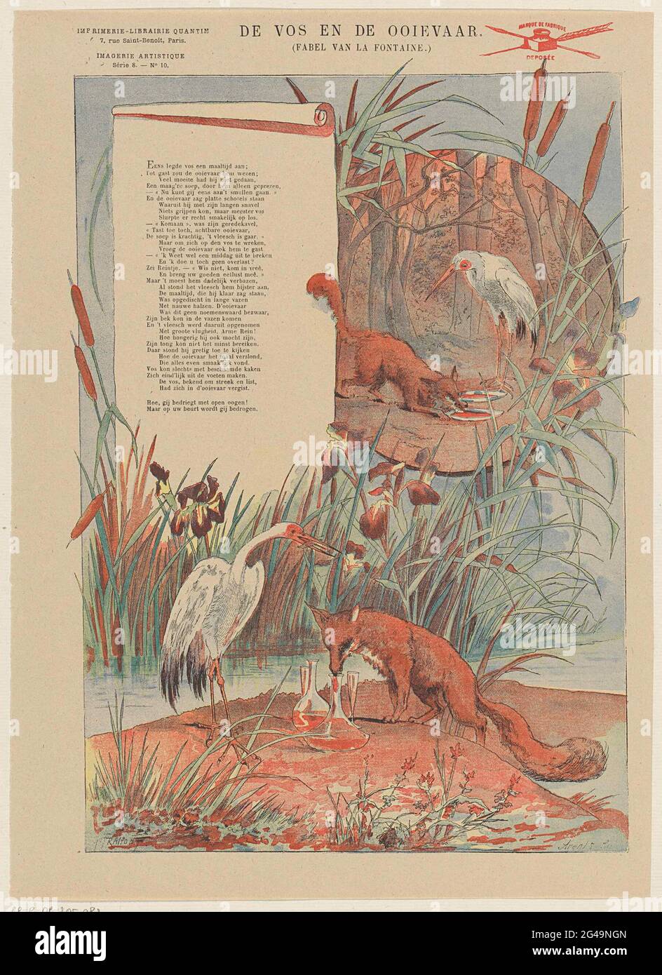 Der Fuchs und Der Storch Stockfotos und -bilder Kaufen - Alamy