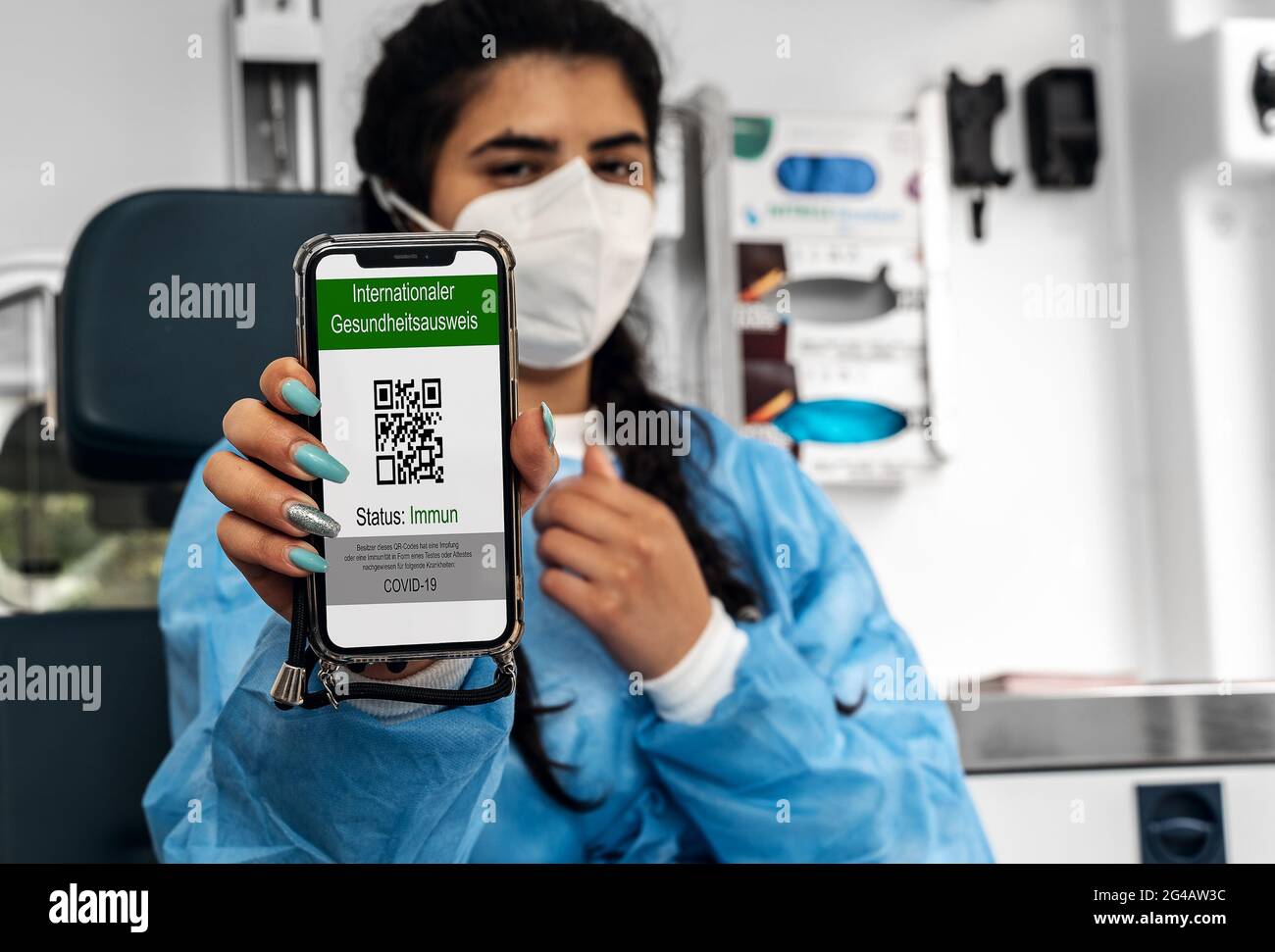 Digitaler Impfpass Deutschland Stockfotos und -bilder Kaufen - Alamy