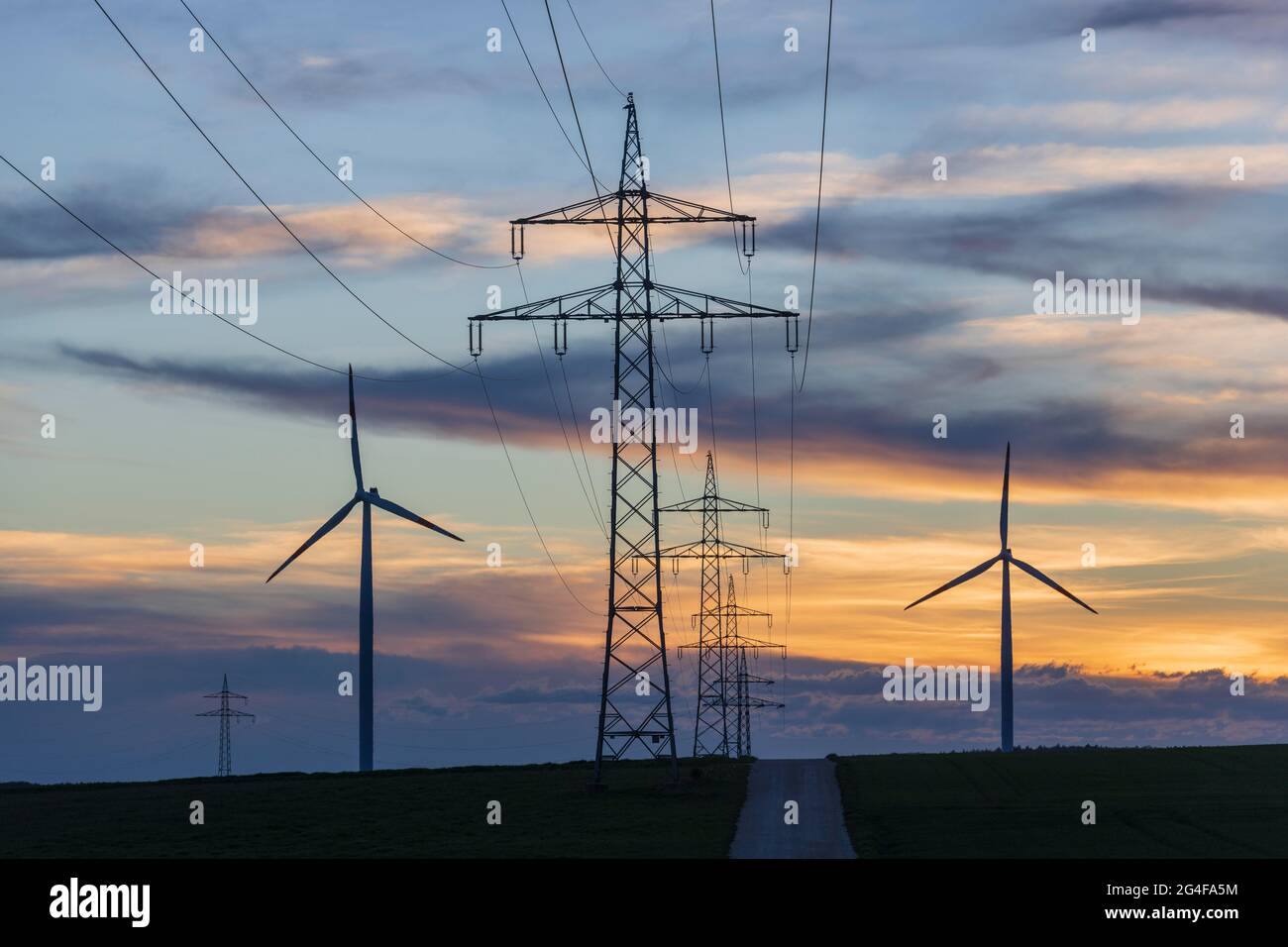 Windpark, Windturbinen, Windturbinen, Baden-Württemberg, Deutschland ...