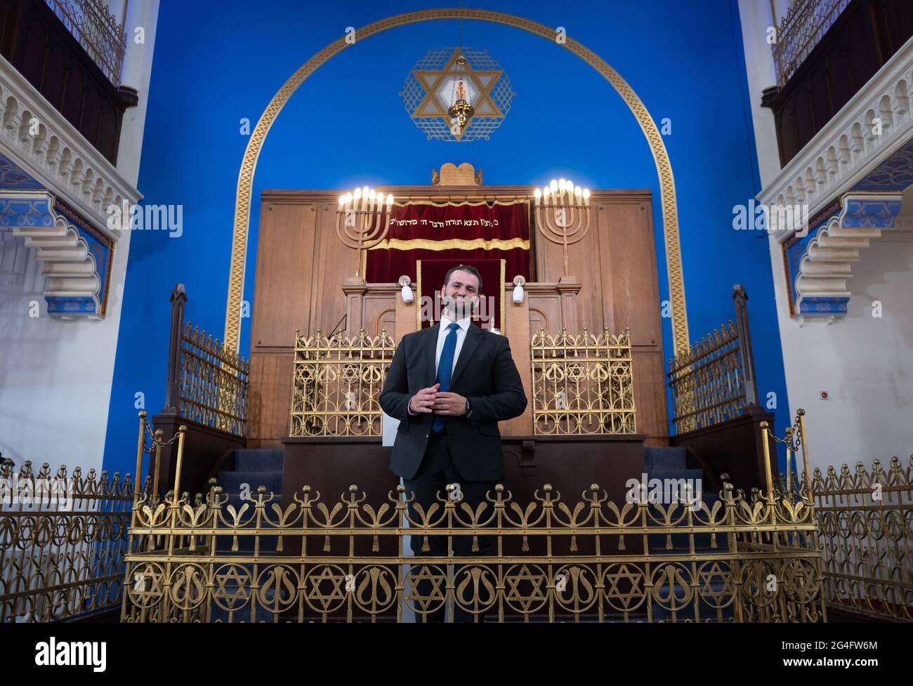 Leipzig, Deutschland. Juni 2021. Zsolt Balla, Staatsrabbiner von ...