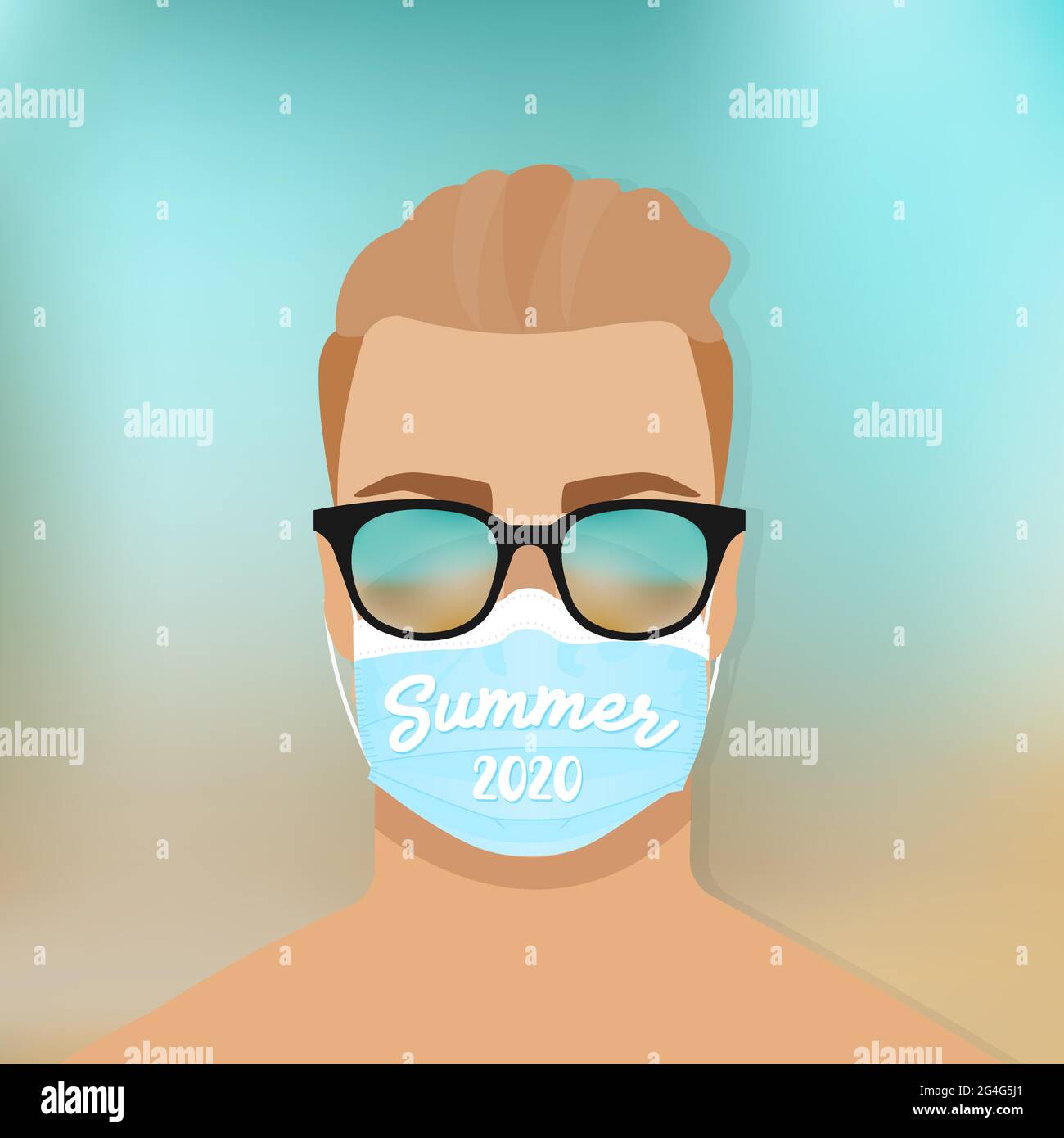 Normal man portrait Stock-Vektorgrafiken kaufen - Alamy