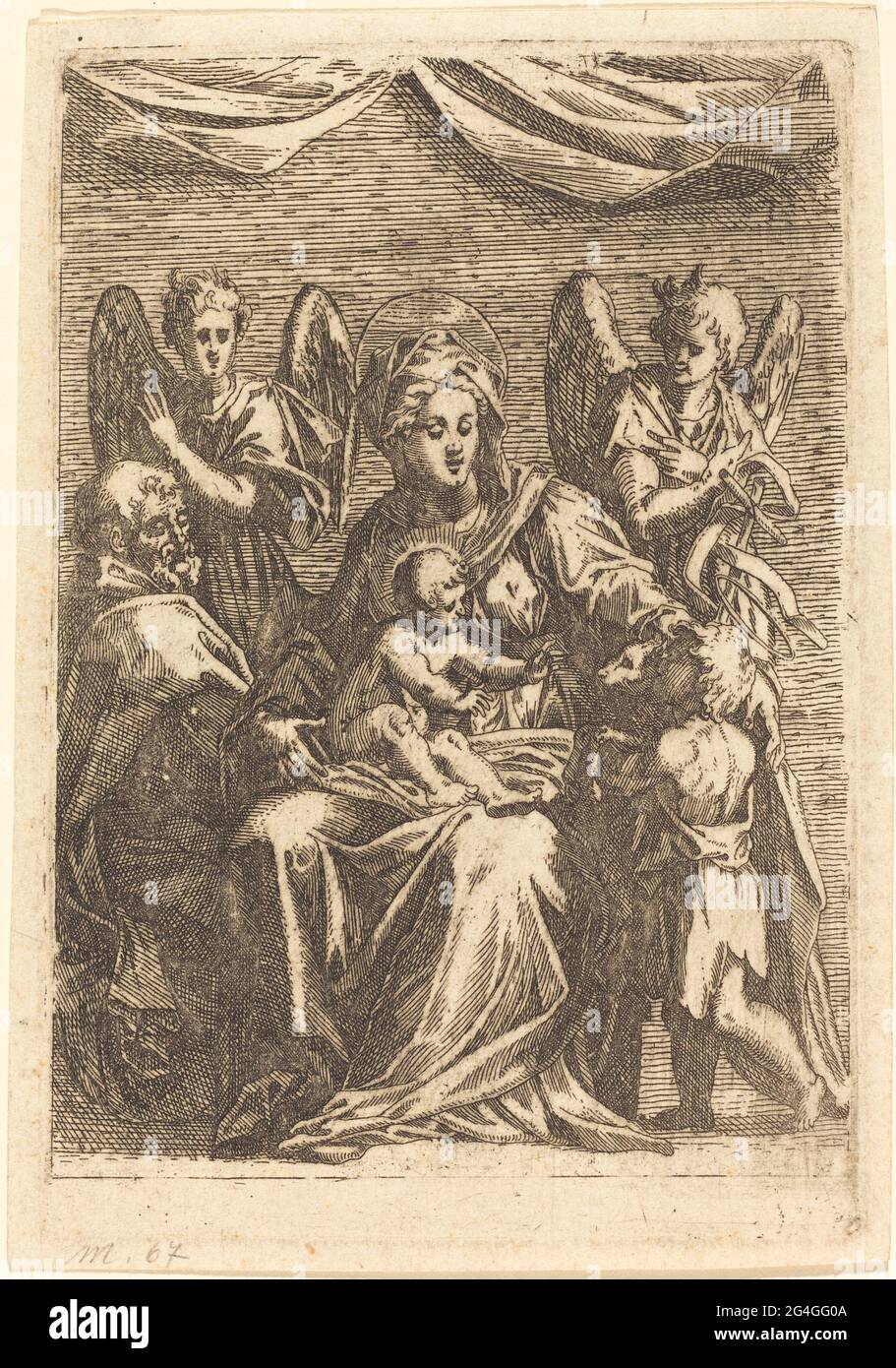 Heilige familie mit zwei engeln -Fotos und -Bildmaterial in hoher Auflösung – Alamy