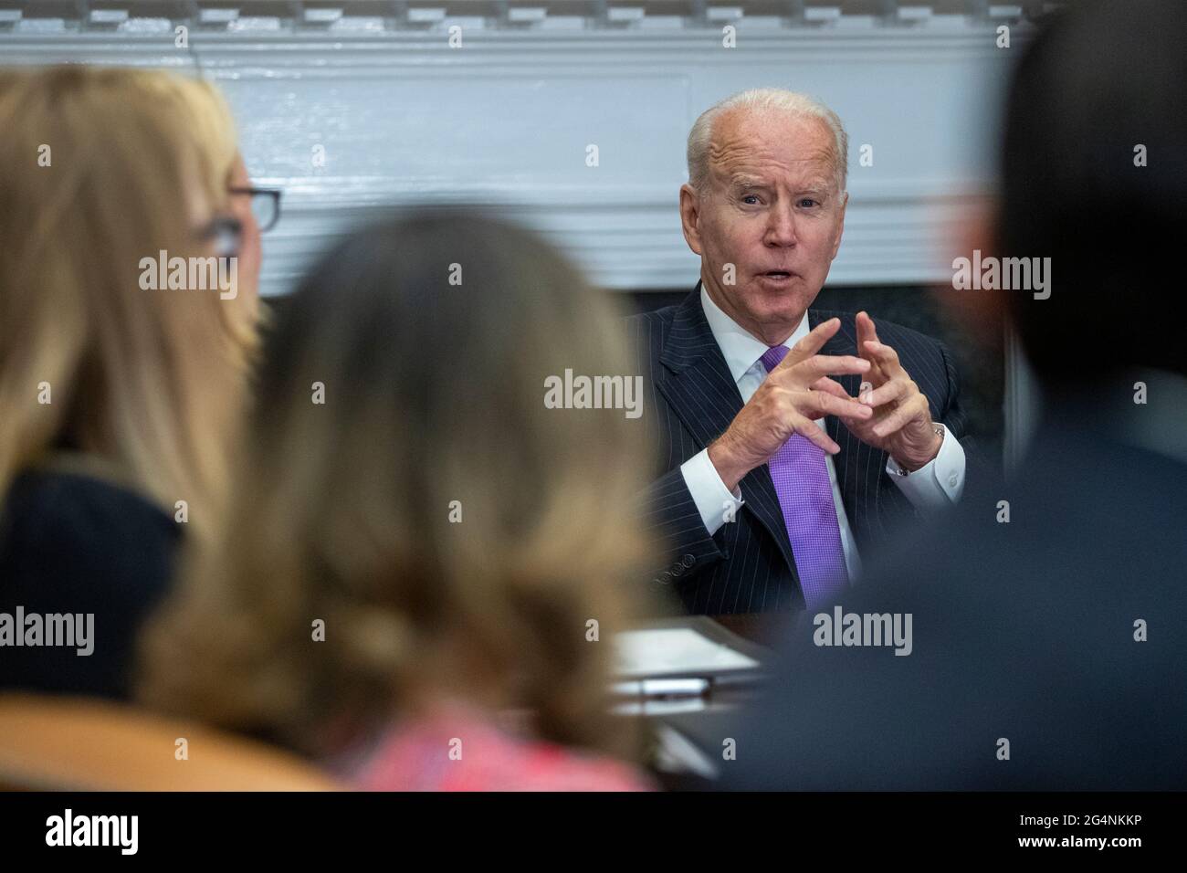 Washington, Vereinigte Staaten Von Amerika. Juni 2021. US-Präsident Joe ...