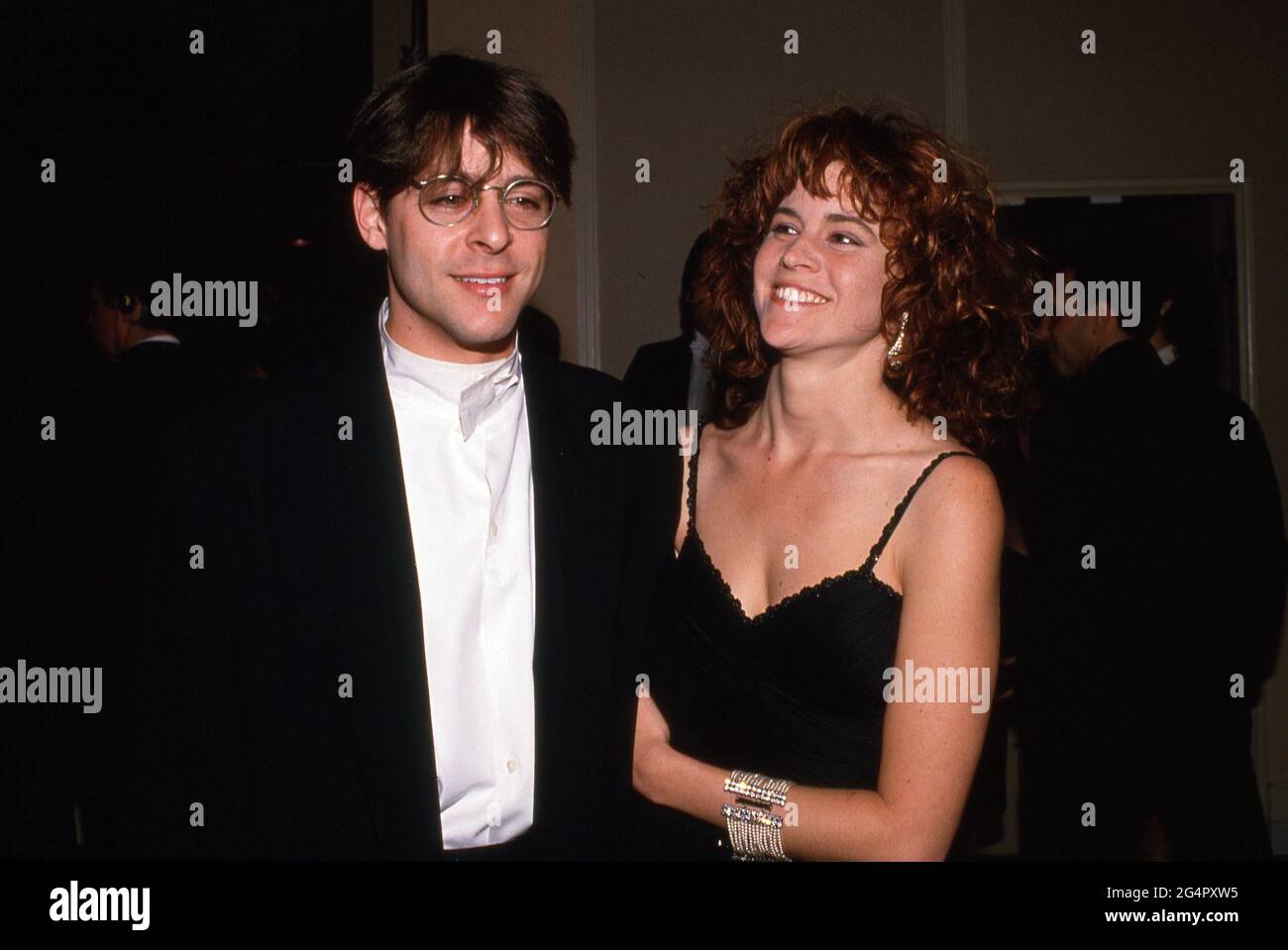 Judd Nelson und Ally Sheedy Januar 1989. Quelle: Ralph Dominguez ...