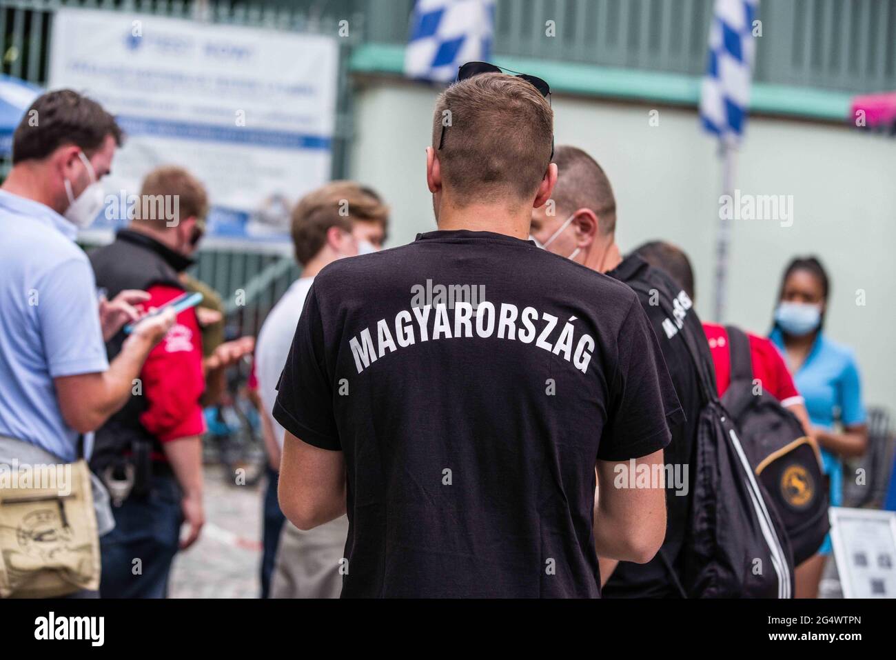 München, Bayern, Deutschland. Juni 2021. Die ultra-nationalistischen ...
