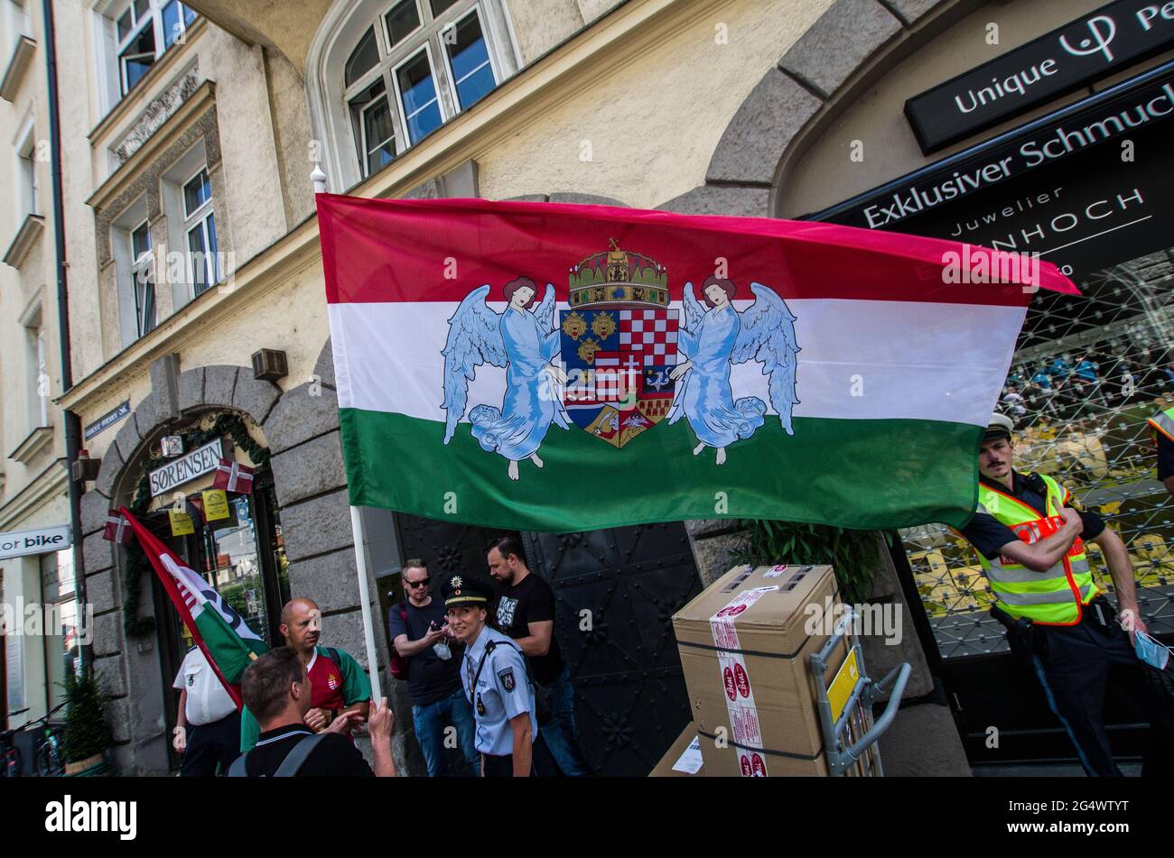 München, Bayern, Deutschland. Juni 2021. Die ultra-nationalistischen ...
