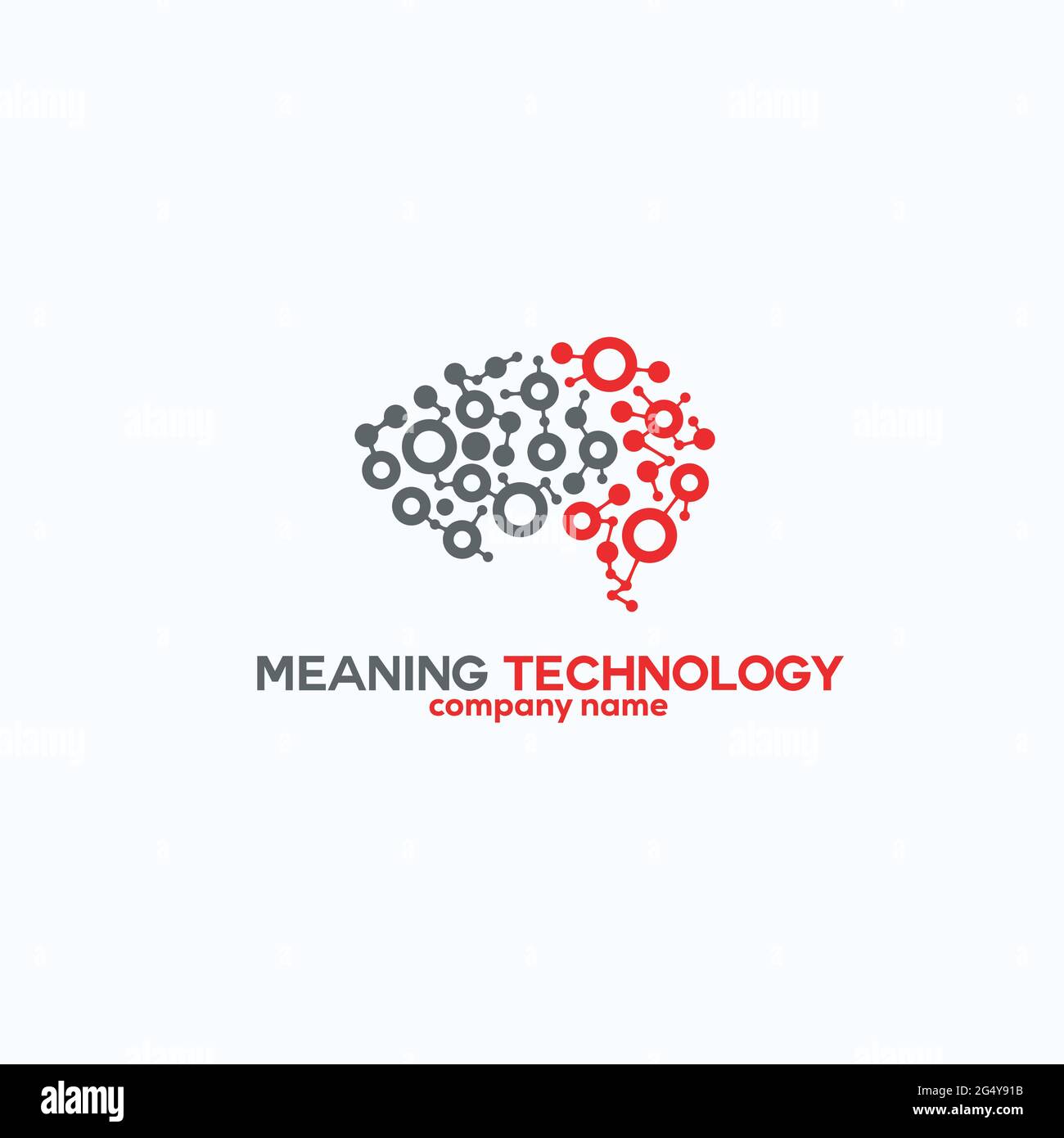 Bedeutung Technologie-Logo, Gehirn-Logo, Geist-Logo exklusive Design ...