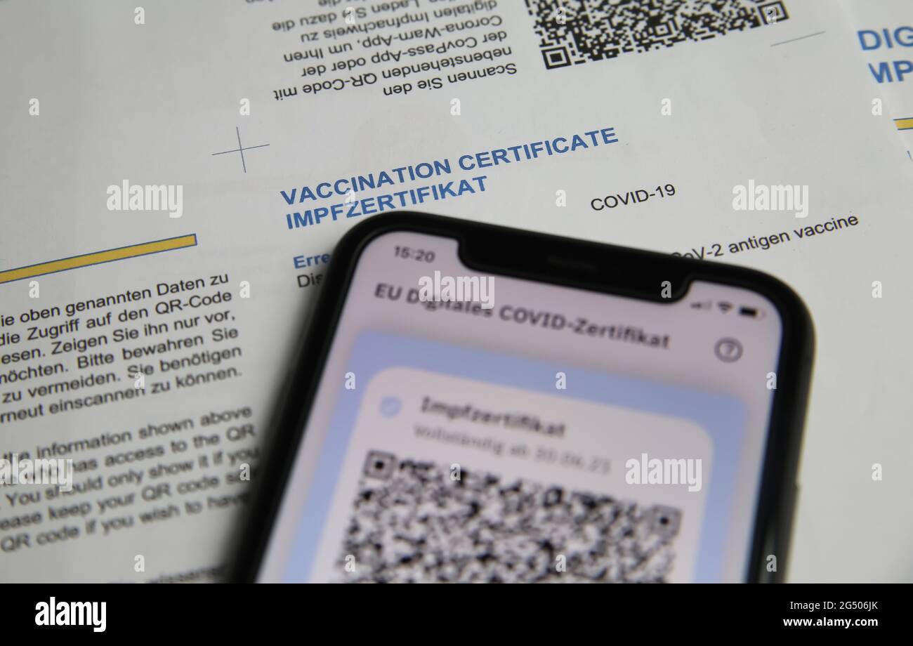 Digitaler impfpass deutschlands -Fotos und -Bildmaterial in hoher Auflösung – Alamy