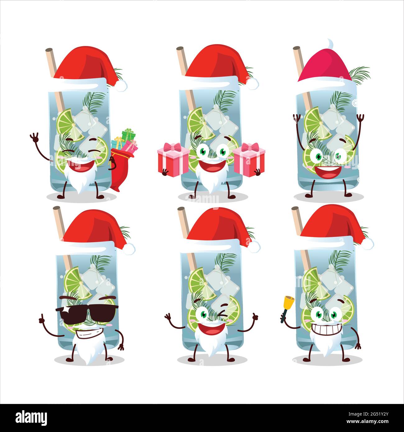 Gin tonic cartoon Stock-Vektorgrafiken kaufen - Alamy