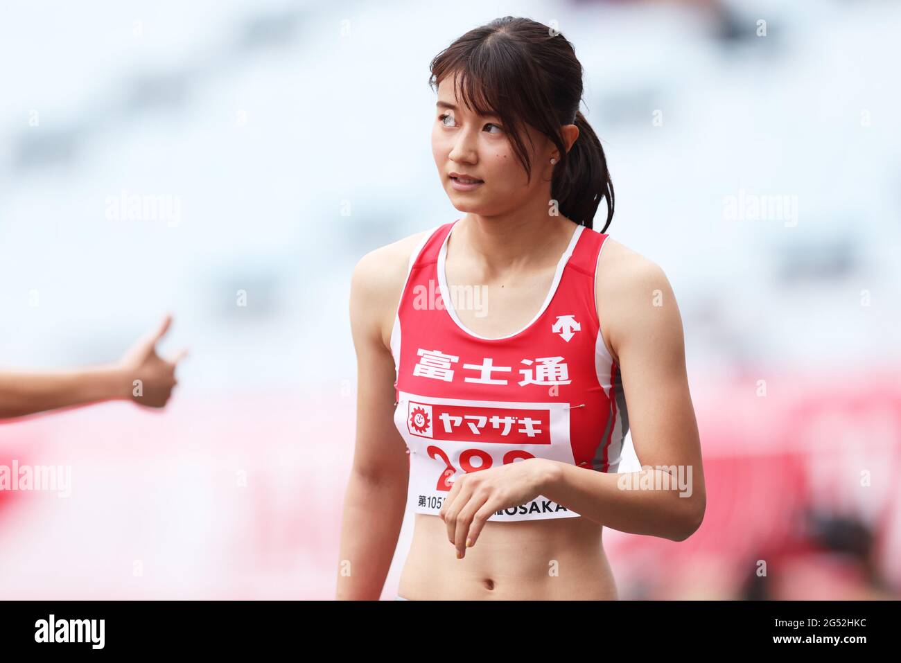 Osaka, Japan. Juni 2021. Yumi Tanaka Athletics : die 105. Japan Track ...