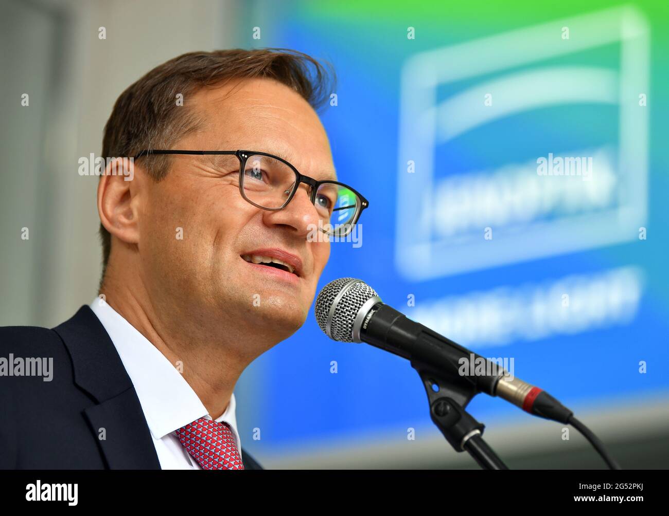 Jena, Deutschland. Juni 2021. Stefan Traeger, Vorsitzender des ...