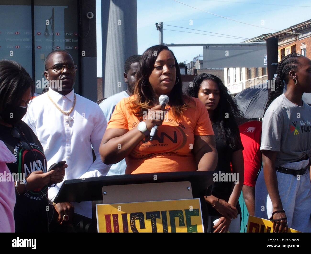 25. Juni 2021, New York, New York, USA: George Floyd ...