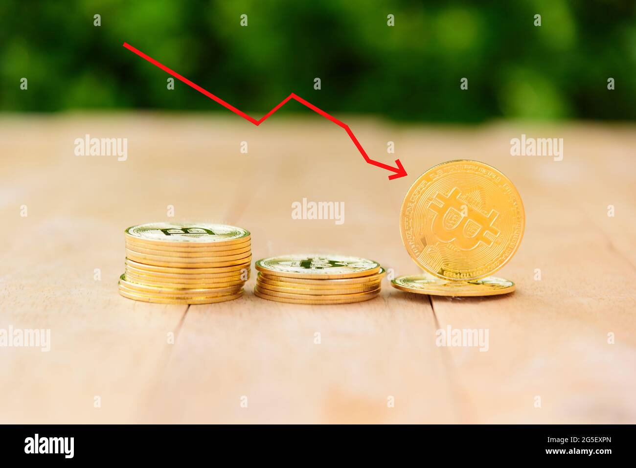 Fallende aktien -Fotos und -Bildmaterial in hoher Auflösung – Alamy