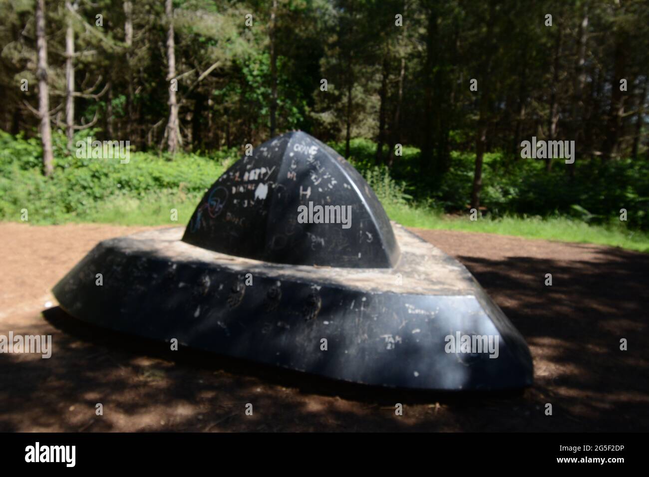 Alien Space Ship in Rendlesham Forest UFO gesichtet an der RAF ...