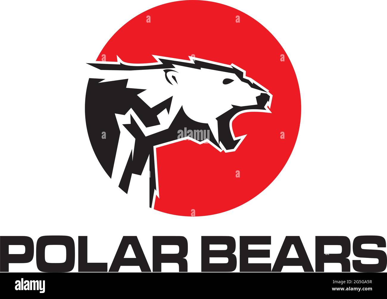 Eisbär pfote Stock-Vektorgrafiken kaufen - Alamy