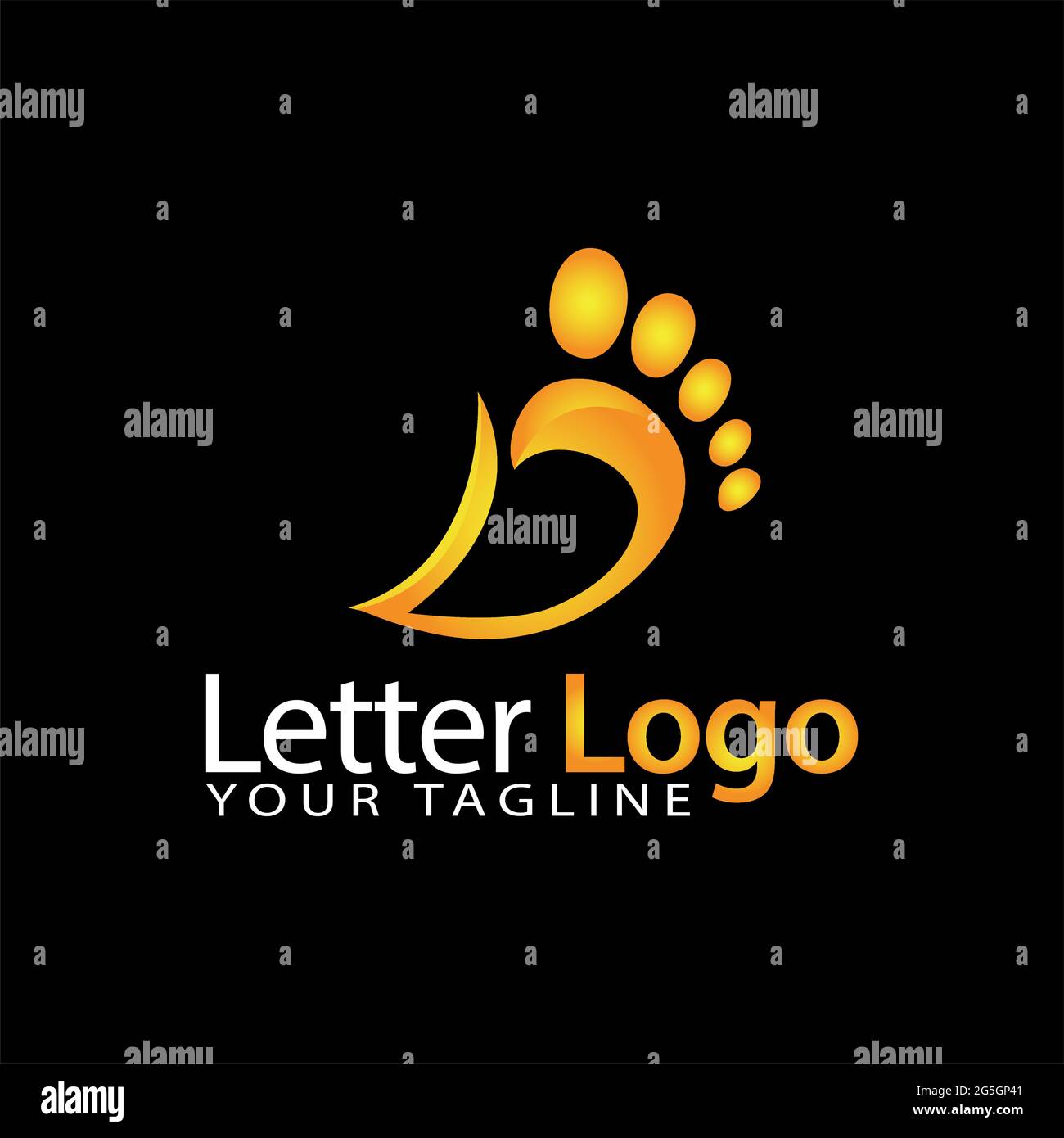 Fuß logo Stock-Vektorgrafiken kaufen - Alamy