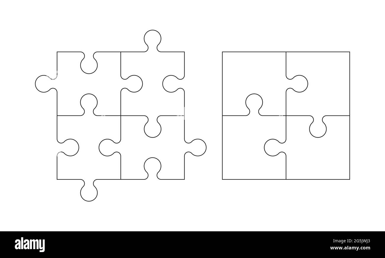 Missing puzzle Stock-Vektorgrafiken kaufen - Alamy