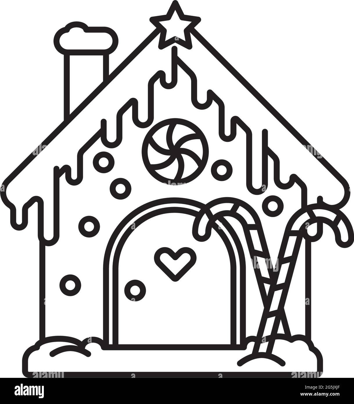 Lebkuchenhaus Clipart Schwarz Und Weiß Lebkuchen Nach Hause