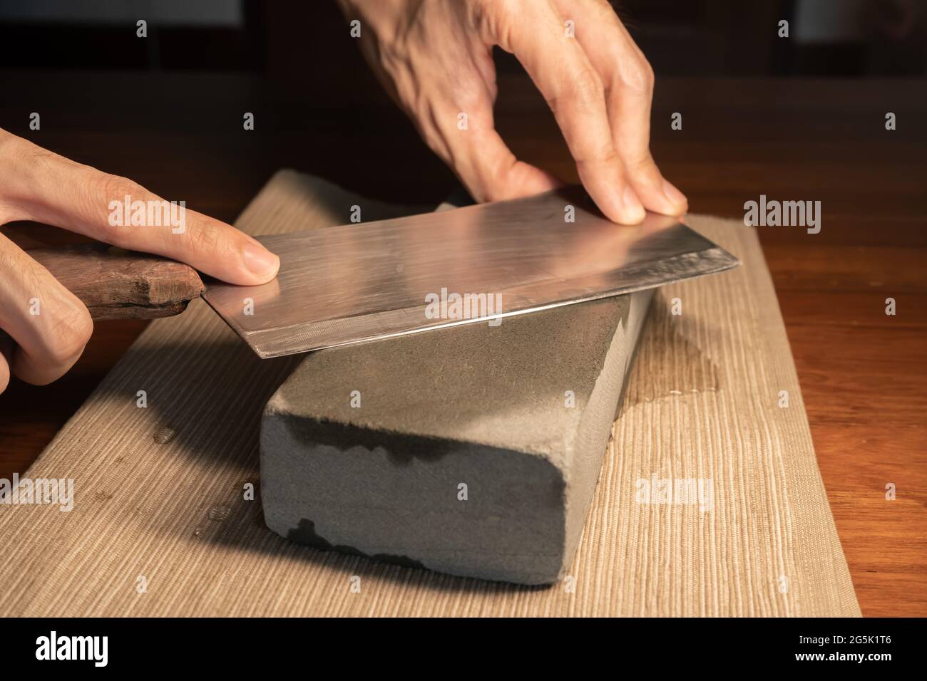 Schone Messer Scharfen Schleifstein Fotos