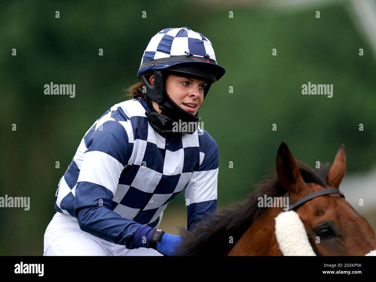 Amy Collier auf Thorntoun Care nach dem zweiten Platz im Handicap zum ...