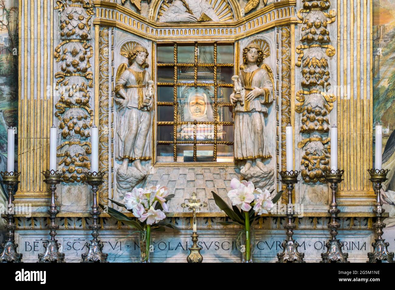 Kopfreliquie der heiligen Katharina von Siena, Cappella di Santa Caterina, Kapelle der heiligen ...