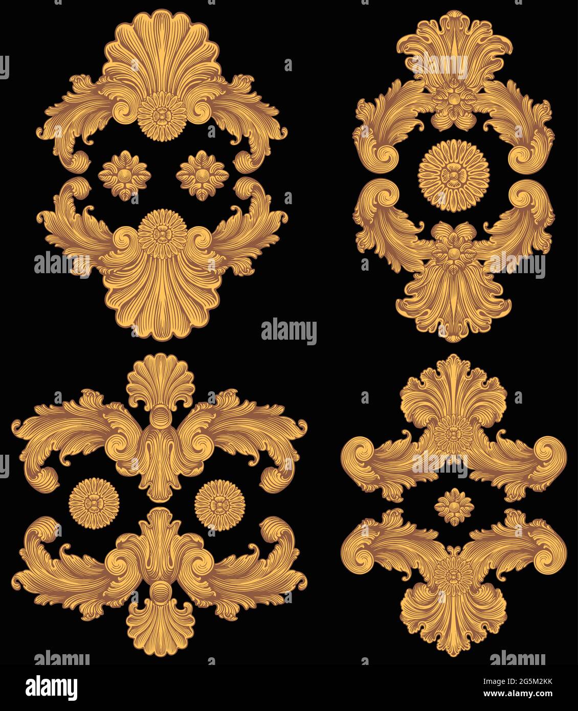 Medieval ornaments Stock-Vektorgrafiken kaufen - Alamy