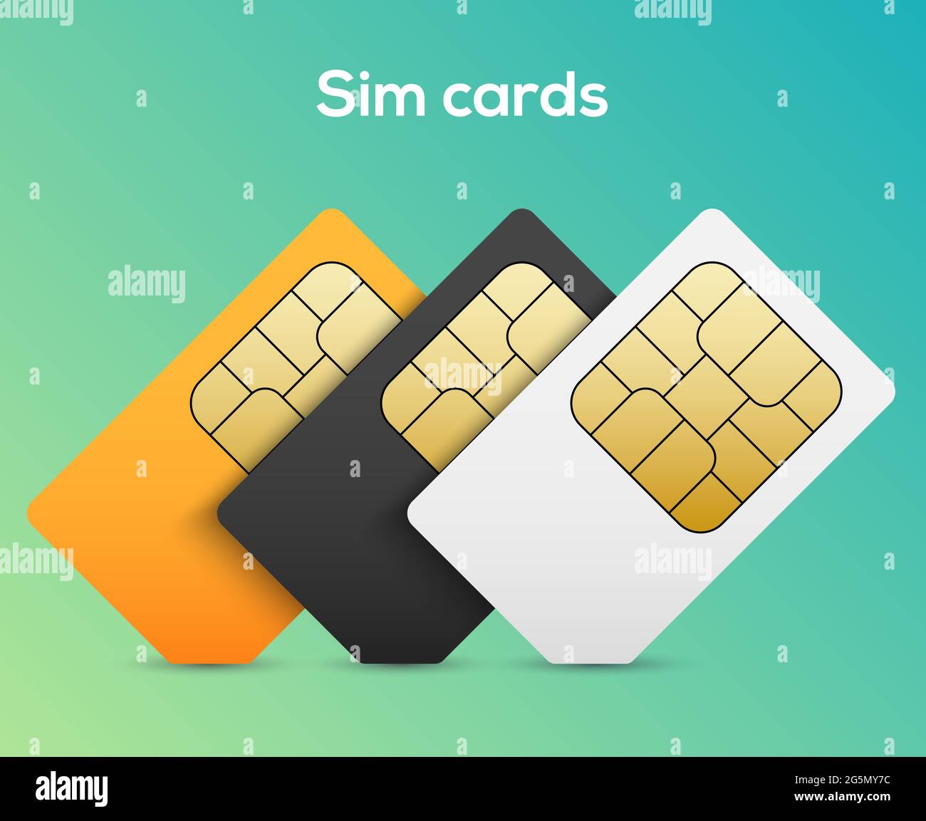 Mini micro nano sim card Stock-Vektorgrafiken kaufen - Alamy