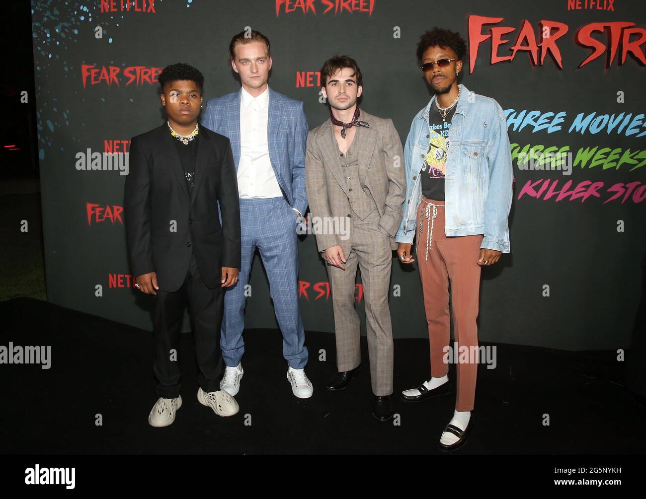 Los Angeles, CA - 28. Juni - McCabe Slye, Benjamin Flores Jr., Ted ...
