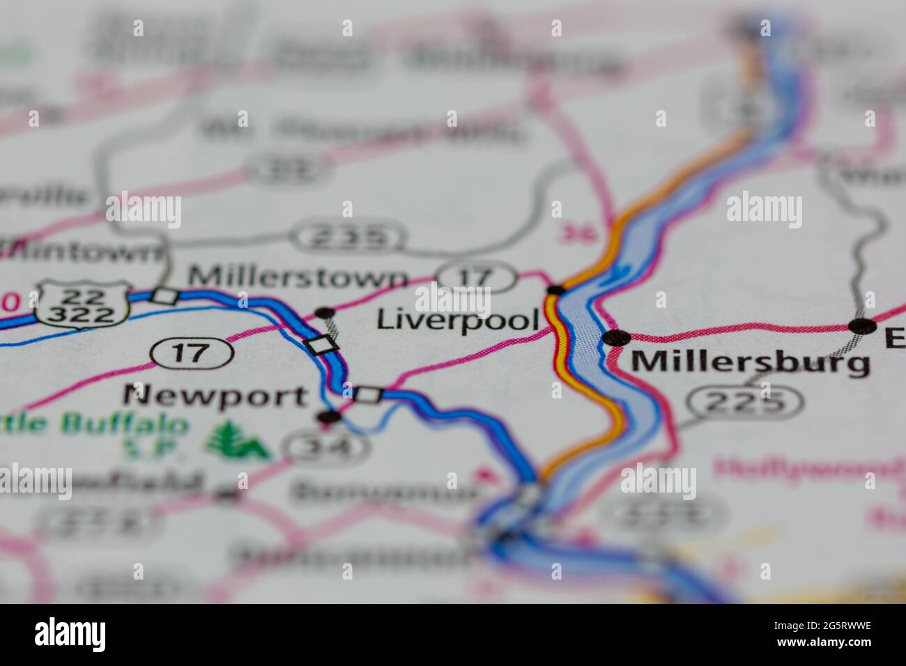 Map of liverpool -Fotos und -Bildmaterial in hoher Auflösung – Alamy