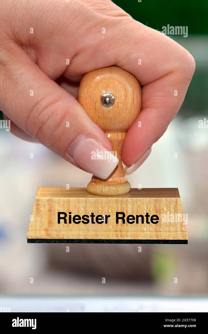 Riester rente -Fotos und -Bildmaterial in hoher Auflösung – Alamy