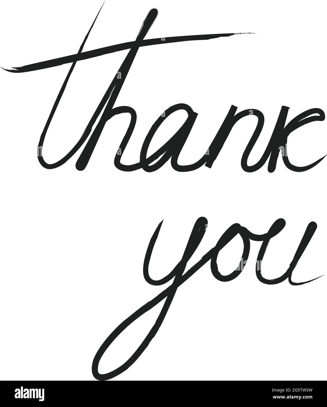 Herzlichen dank handlettering Ausgeschnittene Stockfotos und -bilder ...