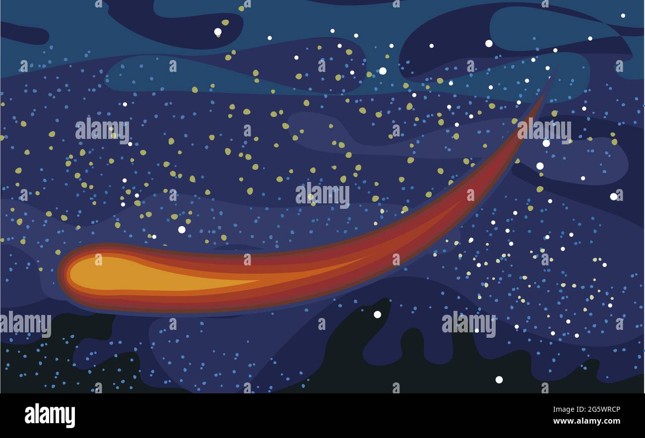 Kosmos Hintergrund. Sternenhimmel. Planeten und ihre Satelliten. Ein ...