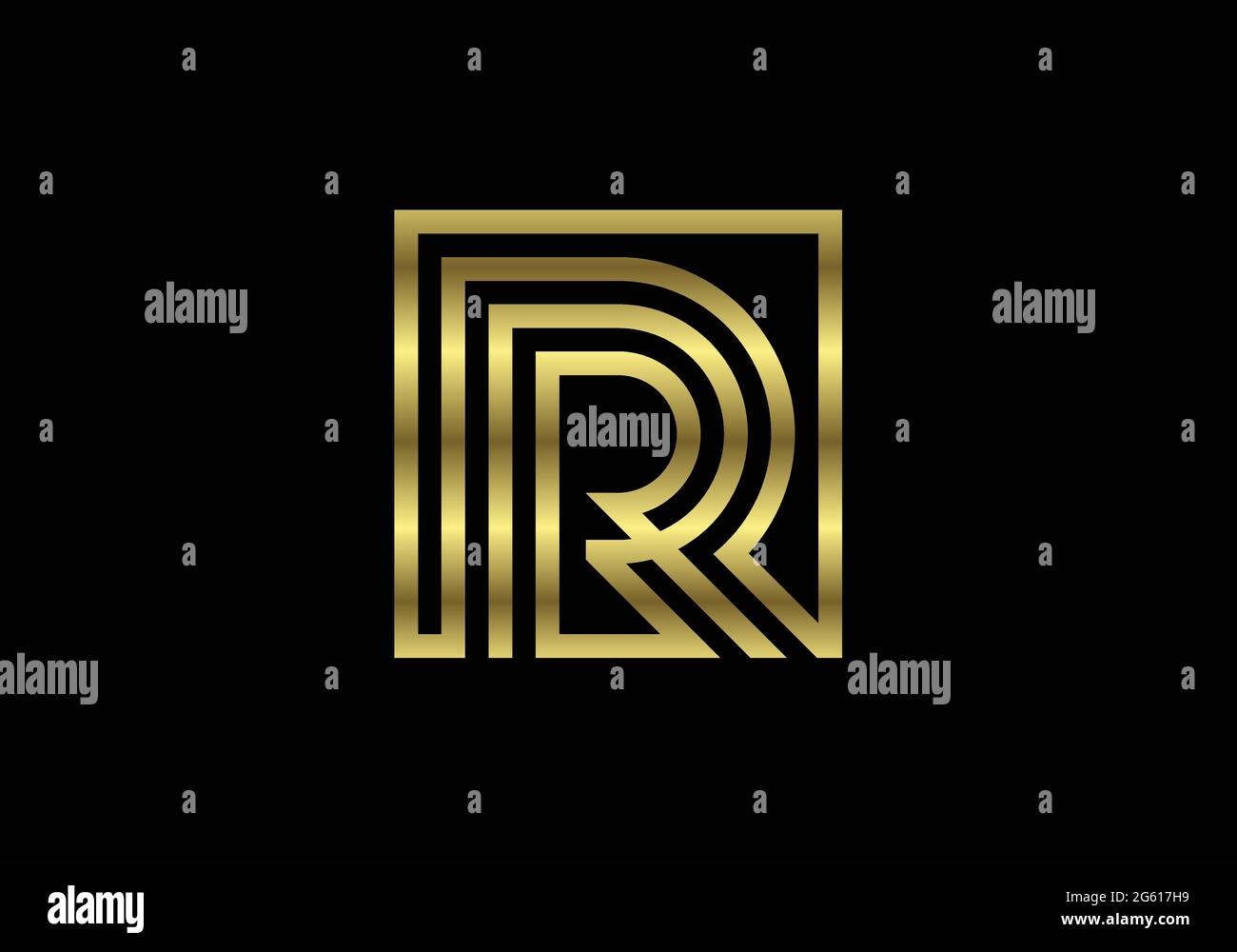 R bildungslogo Stock-Vektorgrafiken kaufen - Alamy