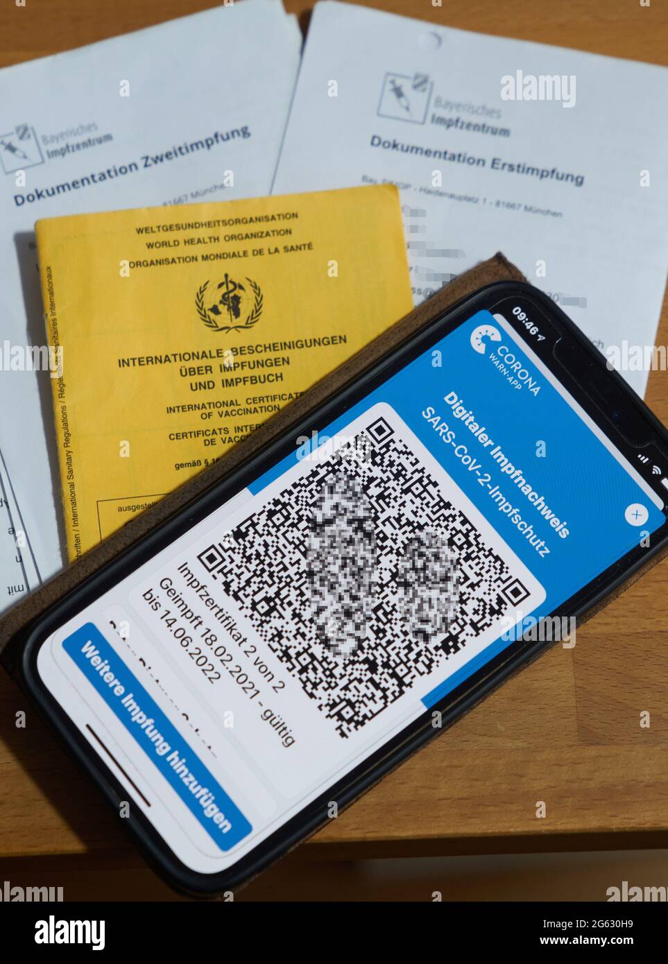 Digitales impfzertifikat qr code -Fotos und -Bildmaterial in hoher ...