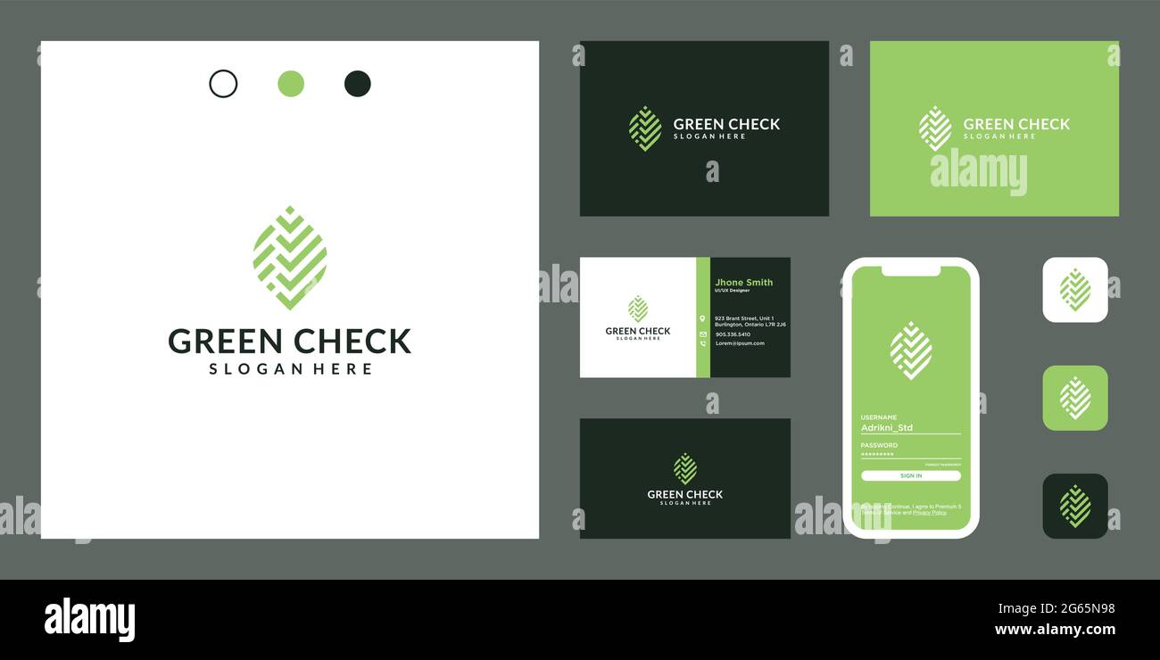 Sammlung von abstrakten Blattformen und Karo-Symbole. Symbol für ...