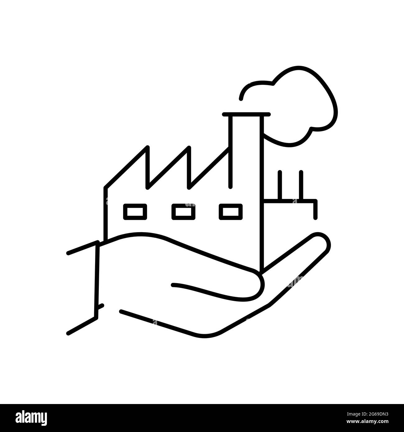 Farbsymbol für Industrie, Innovation und Infrastruktur. Soziale ...