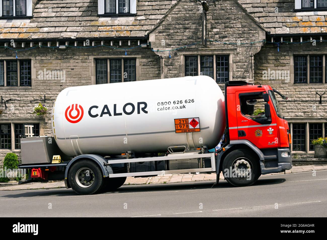 Calor gas lorry -Fotos und -Bildmaterial in hoher Auflösung – Alamy