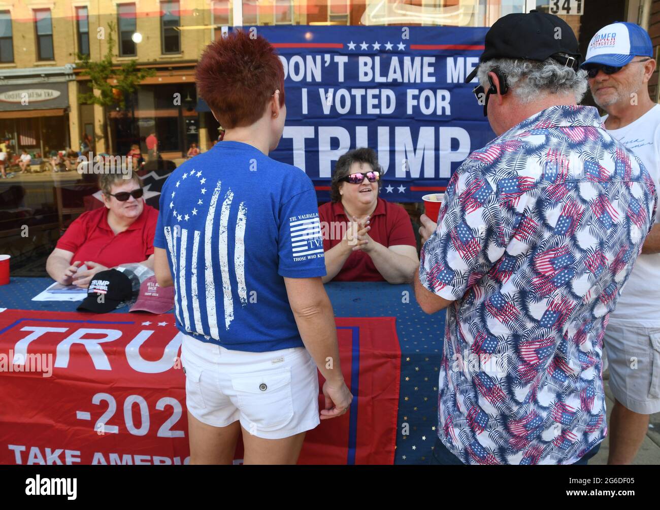 Racine, Wisconsin, USA. Juli 2021. Vor dem 5. Juli 2021, der jährlichen ...