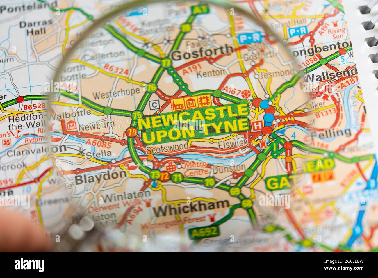 Newcastle upon tyne map -Fotos und -Bildmaterial in hoher Auflösung – Alamy