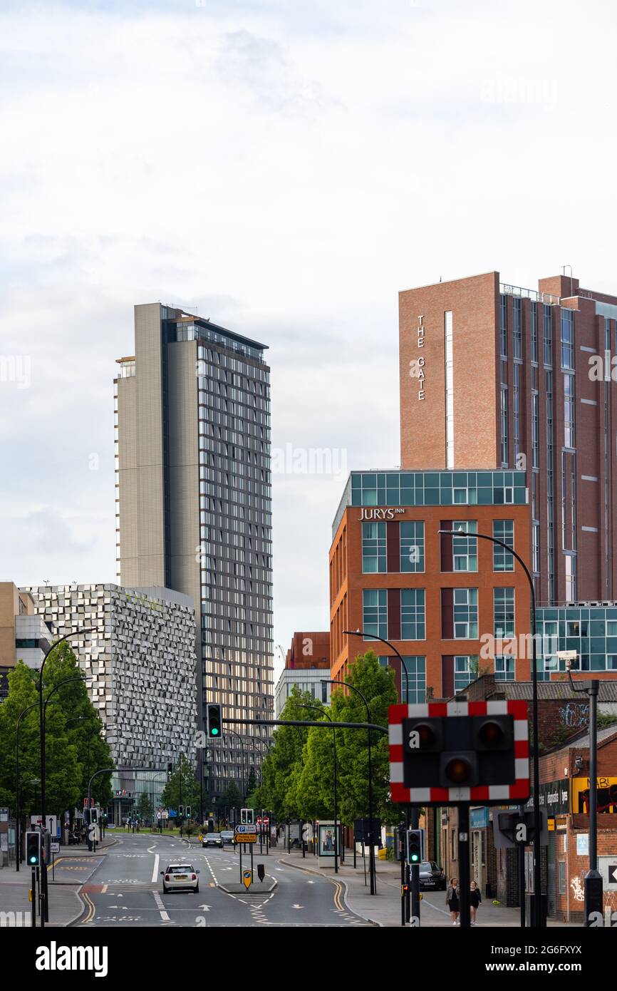 Sheffield City Centre Skyline Buildings The Cheesegrater, The Gate, St ...