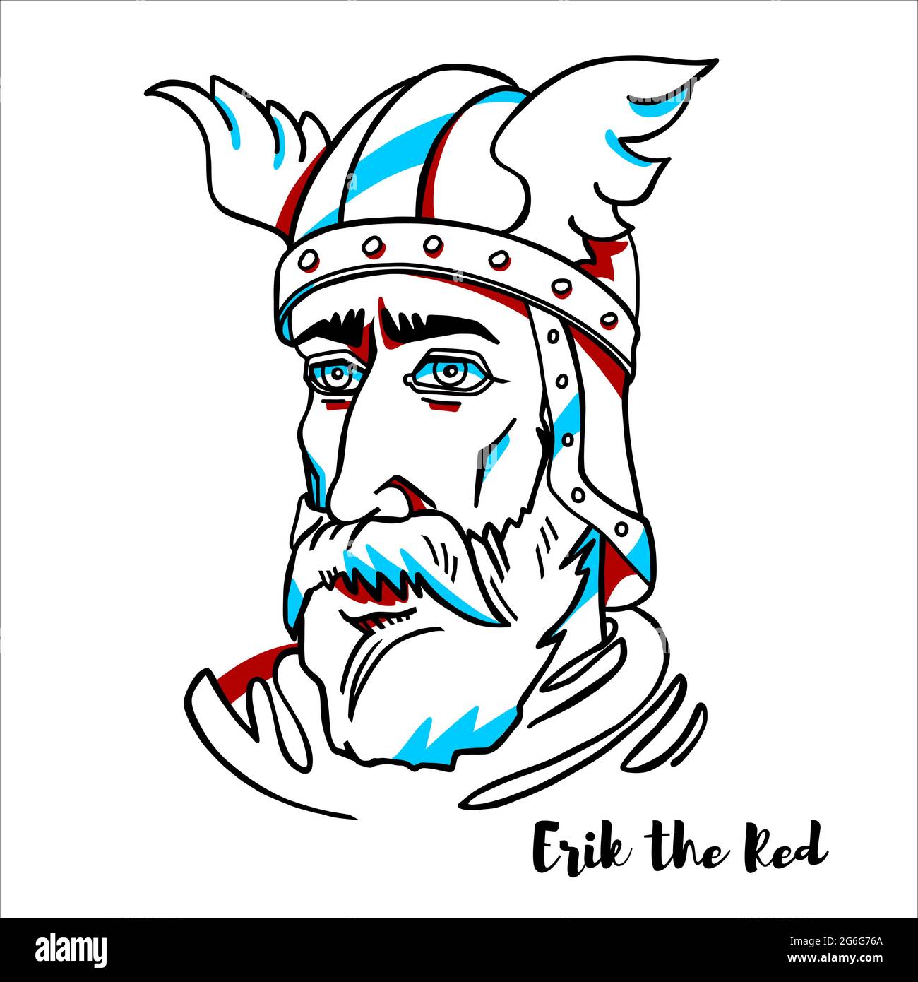 Erik der rote Stock-Vektorgrafiken kaufen - Alamy